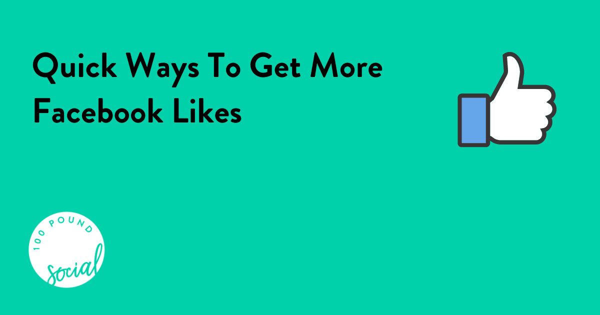 100 Likes Og Jeg Kommer Med Ideer Til Facebook Facebook Fjerner Likes